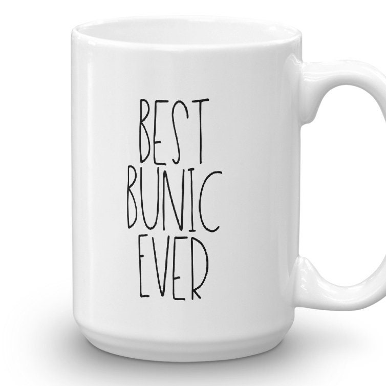 Best Bunic Ever MUG V2 Romanian Grandpa Gift Idea First Time | Etsy