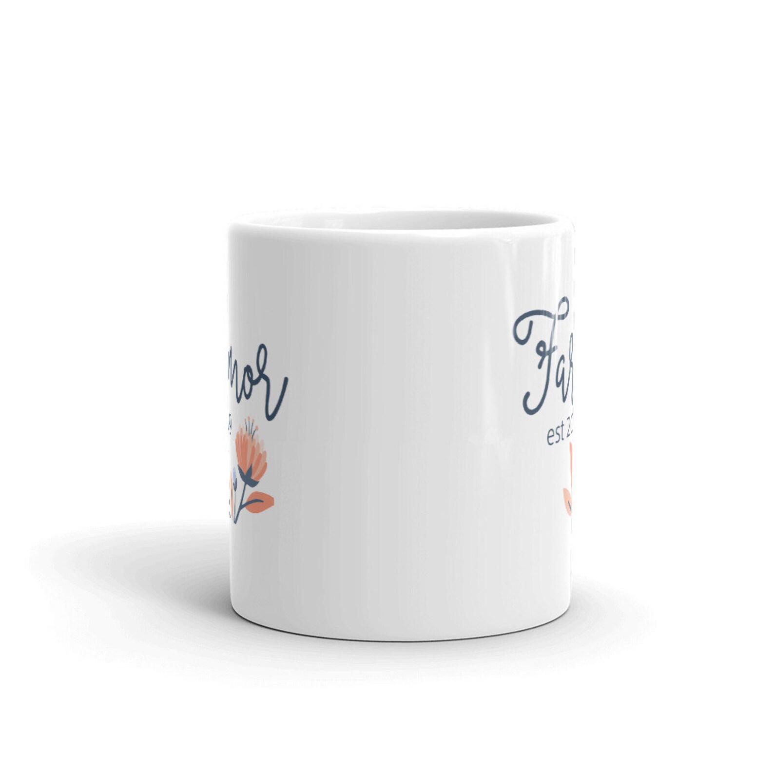 Farmor Est 2019 MUG Vf, Swedish Grandma Gift, Choose YEAR, First Time ...