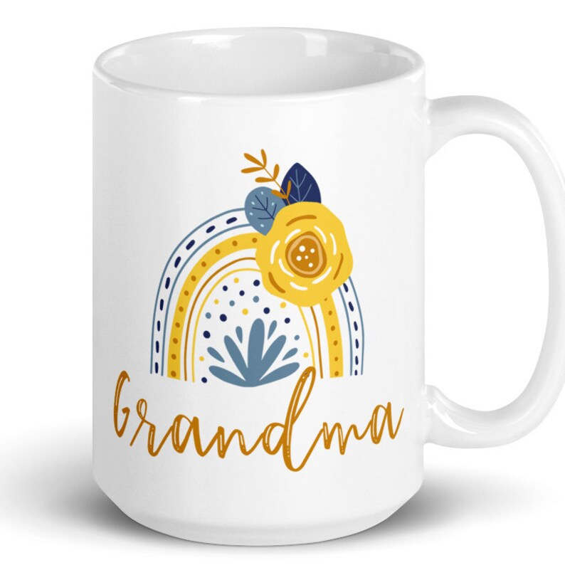 Grandma Rainbow MUG Vrb Grandma Gift Idea Best Pregnancy | Etsy