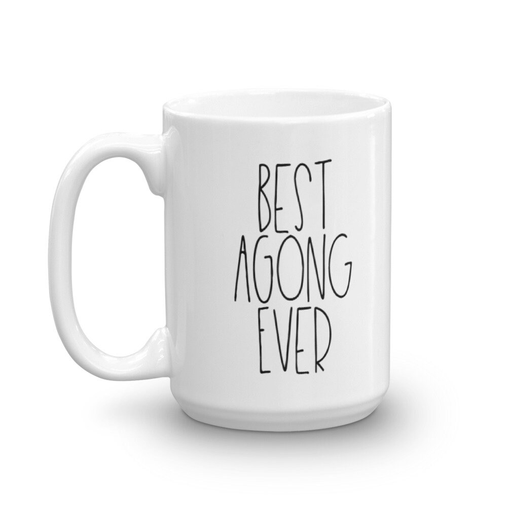Best Agong Ever MUG V2, Taiwanese Grandpa Gift Idea, First Time Grampa ...