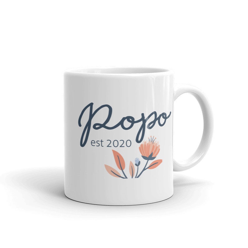 Popo Est 2020 MUG Vf Choose Year Chinese Grandma Gift First | Etsy