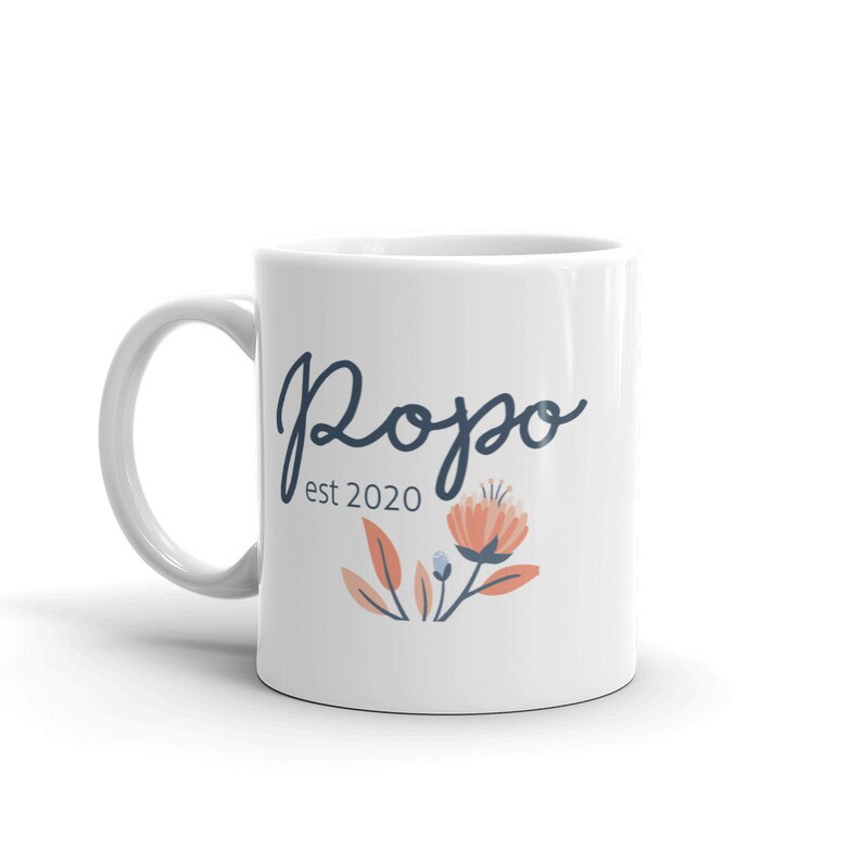 Popo Est 2020 MUG Vf Choose Year Chinese Grandma Gift First | Etsy