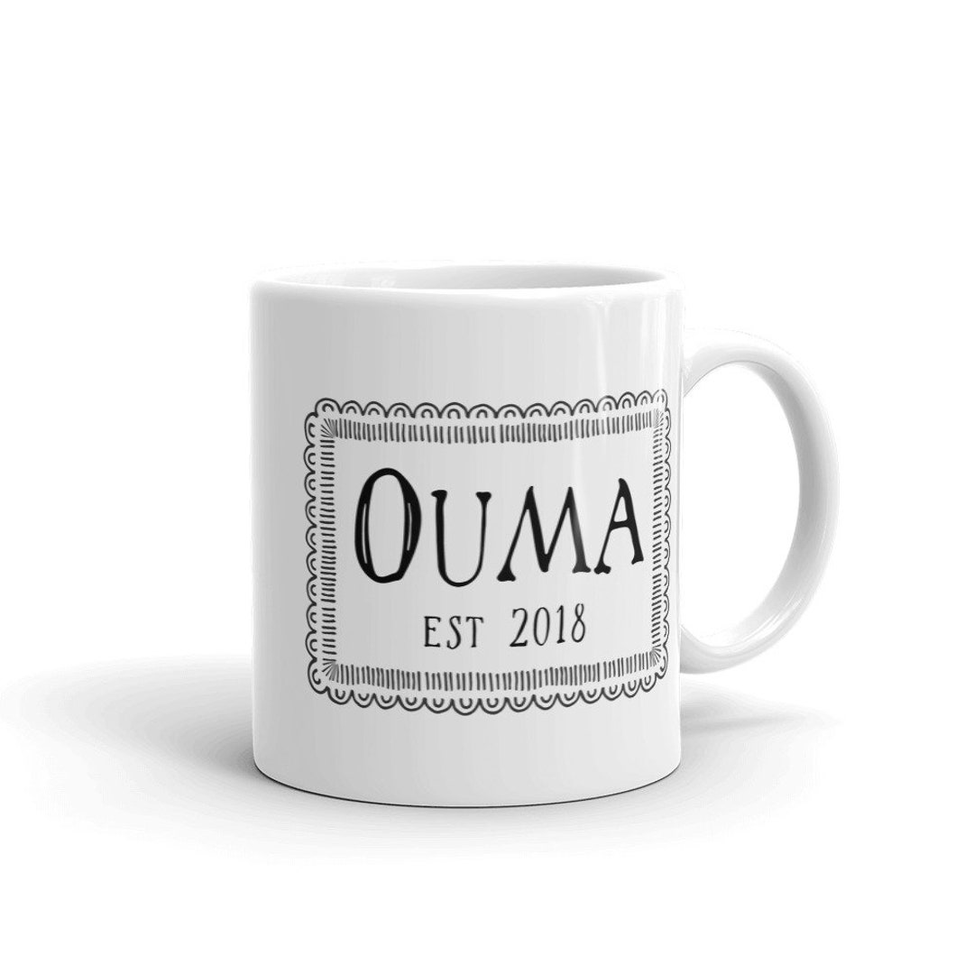 Ouma Est 2018 MUG Vr Afrikaans Grandma Gift Choose Year - Etsy