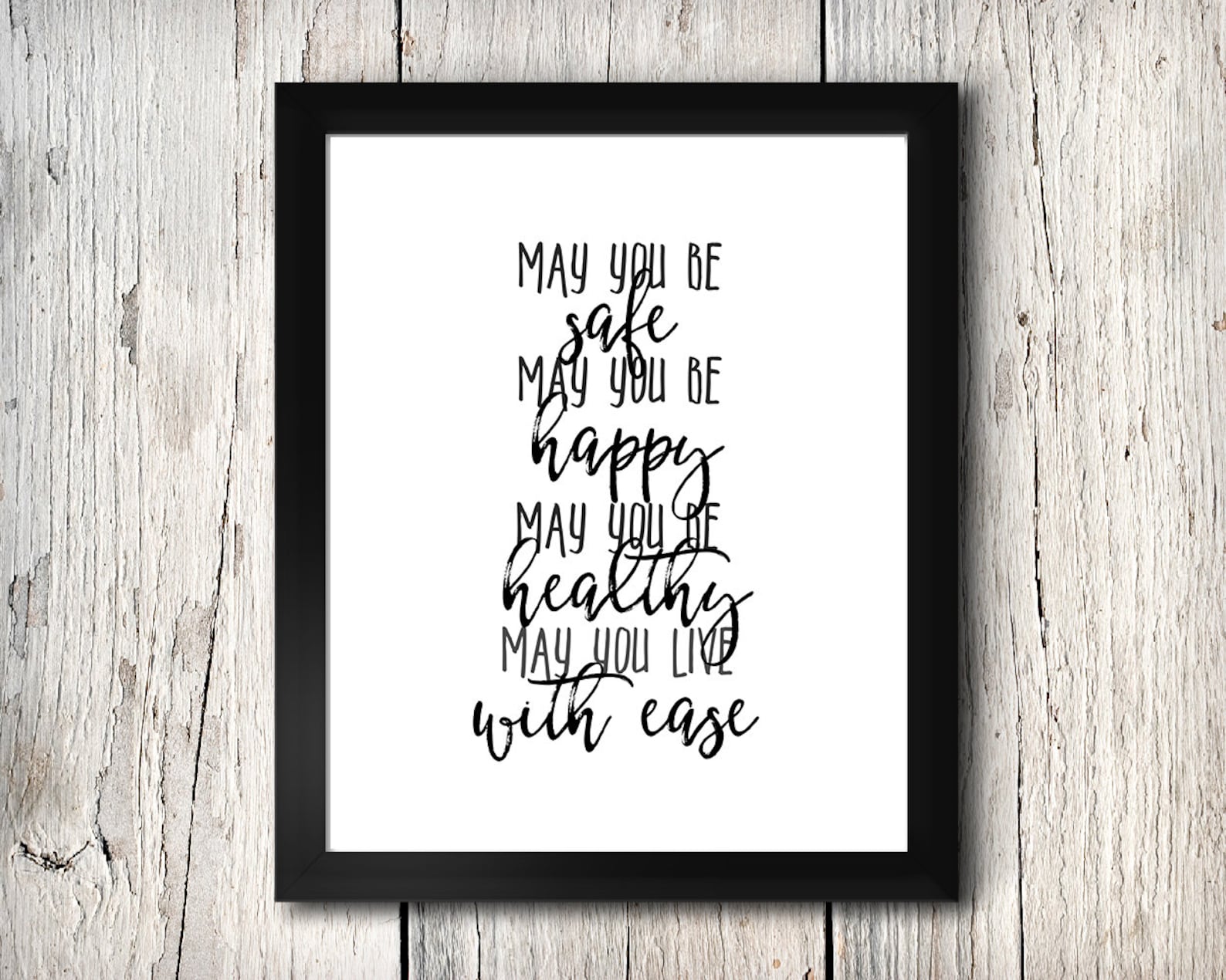 Loving Kindness Meditation PRINT PORTRAIT 8x10, Gallery Wall Ideas ...