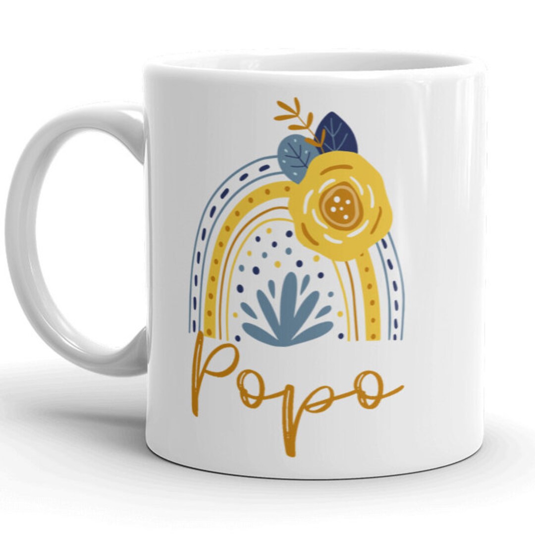 Popo Rainbow MUG Vrb, Chinese Grandma Gift, Best Ever, First Time ...