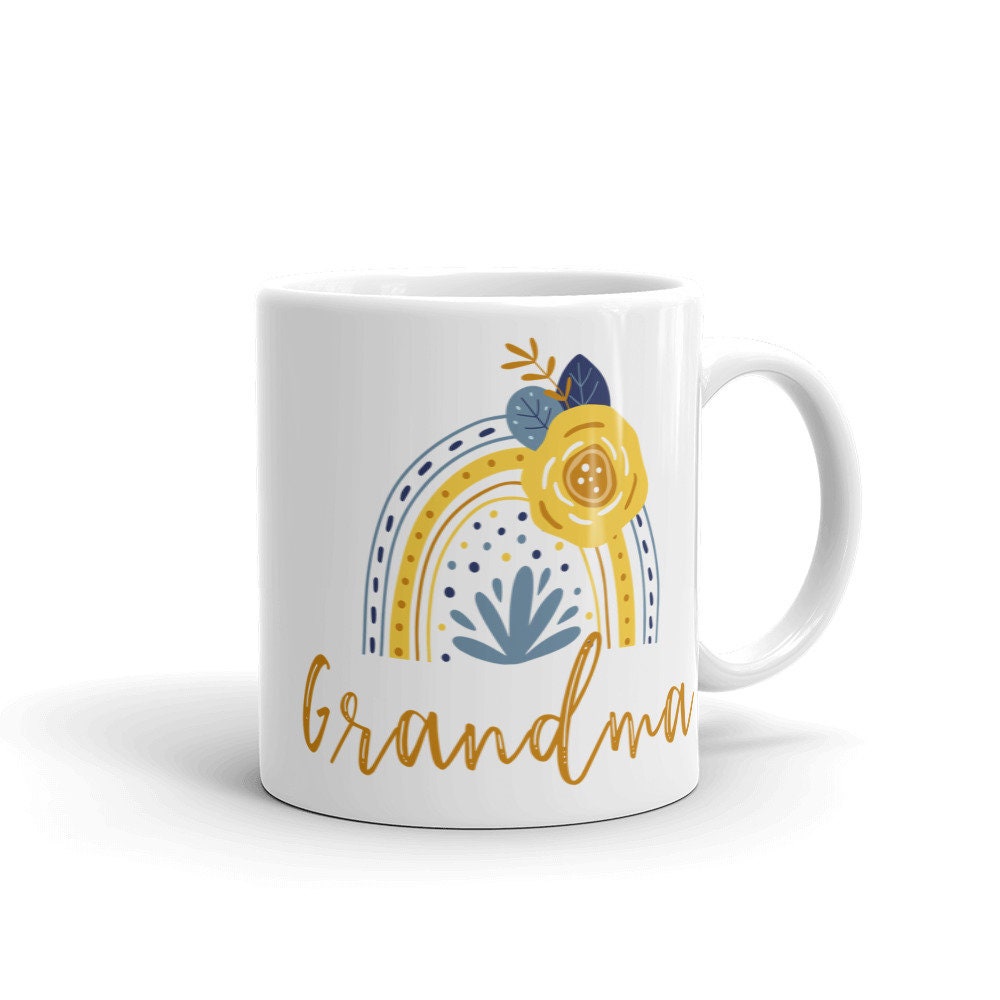 Grandma Rainbow MUG Vrb Grandma Gift Idea Best Pregnancy | Etsy