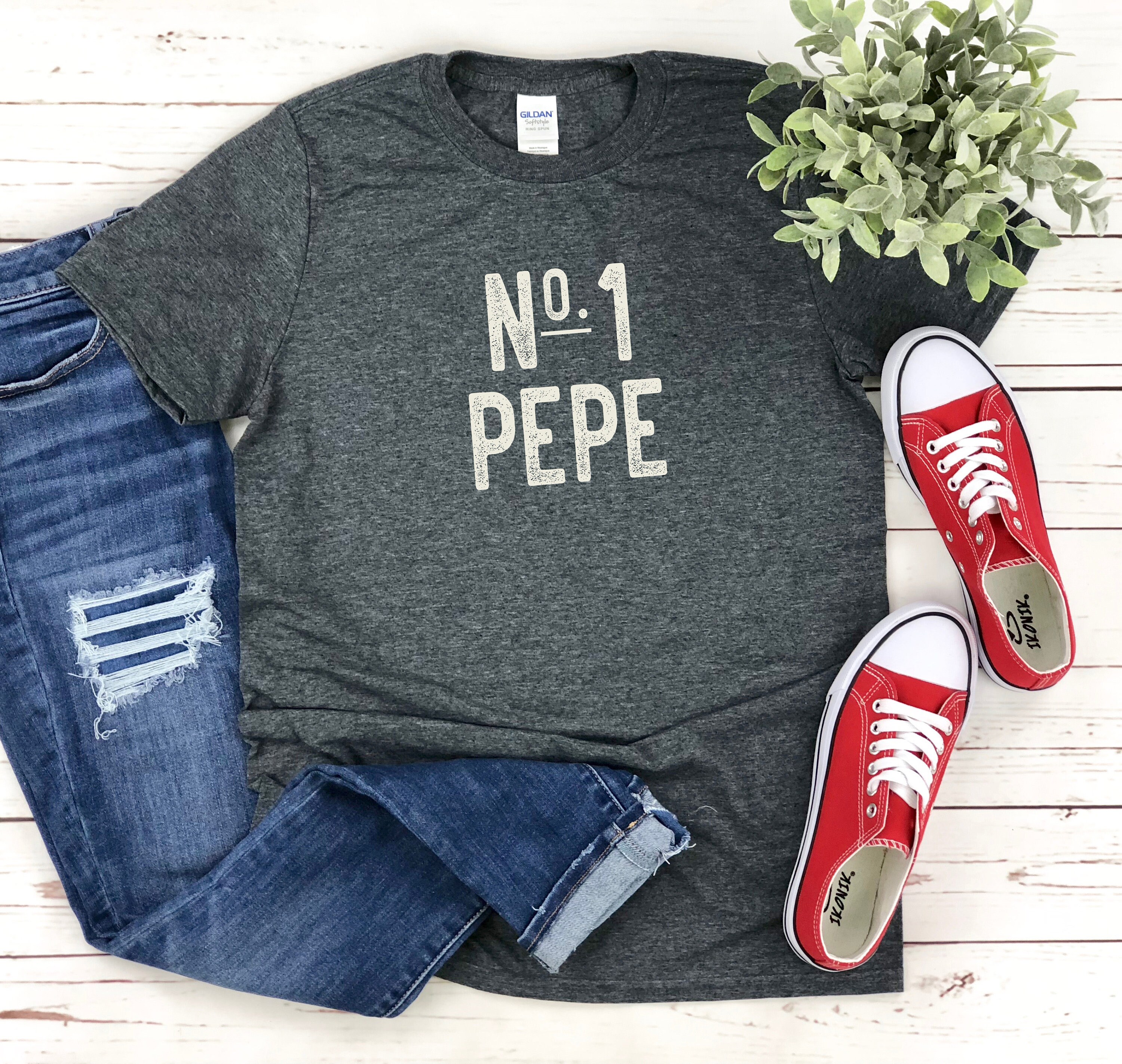 No1 Pepe SHIRT, Best Pepe Ever, Pregnancy Announcement, Grandpa Gifts ...
