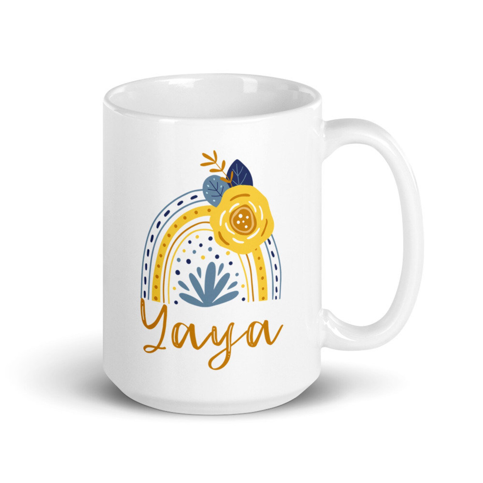 Yaya Rainbow MUG Vrb Grandma Gift Idea Best Ever Pregnancy - Etsy