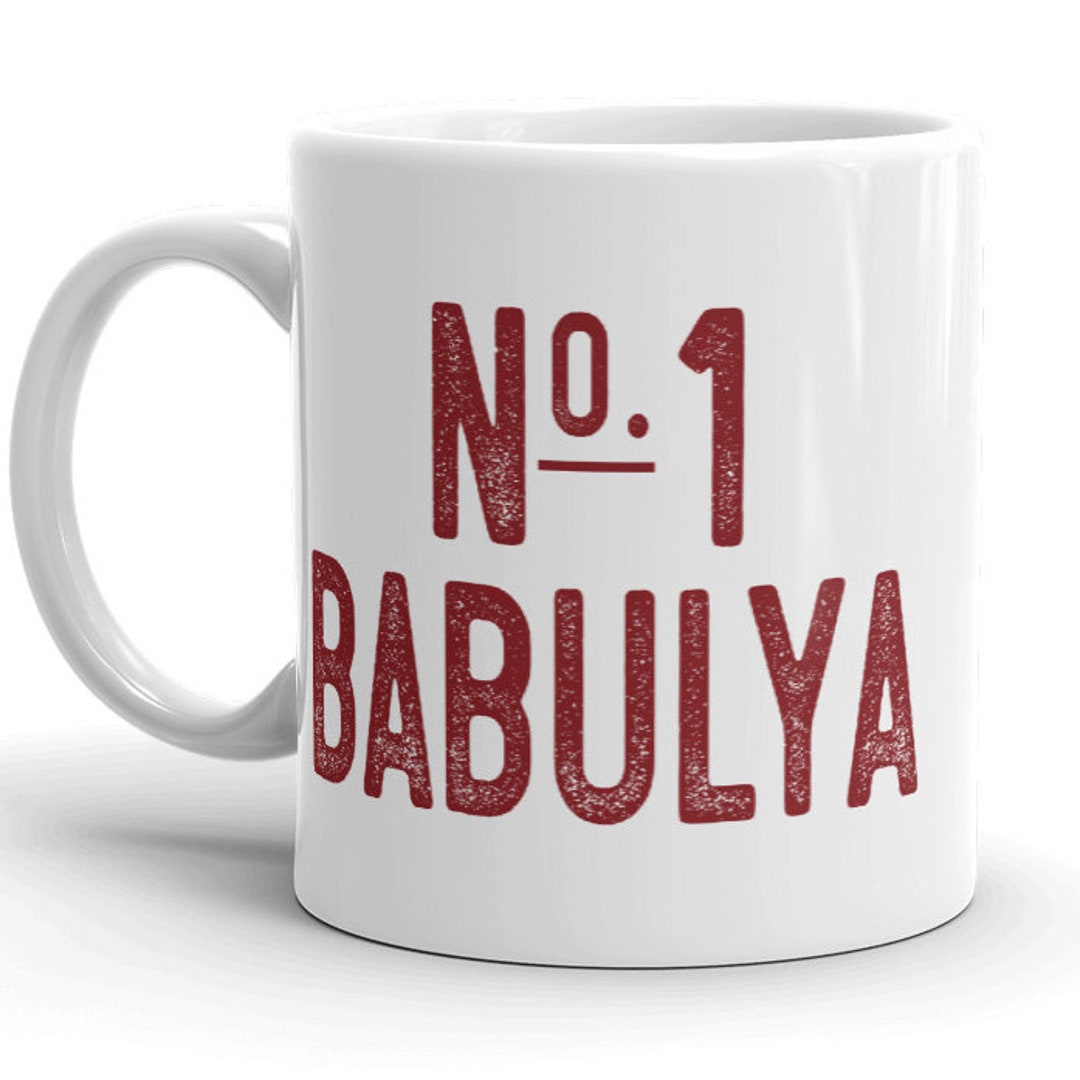 No1 Babulya MUG Vn1 Russian Grandma Gift Number 1 1 Best - Etsy