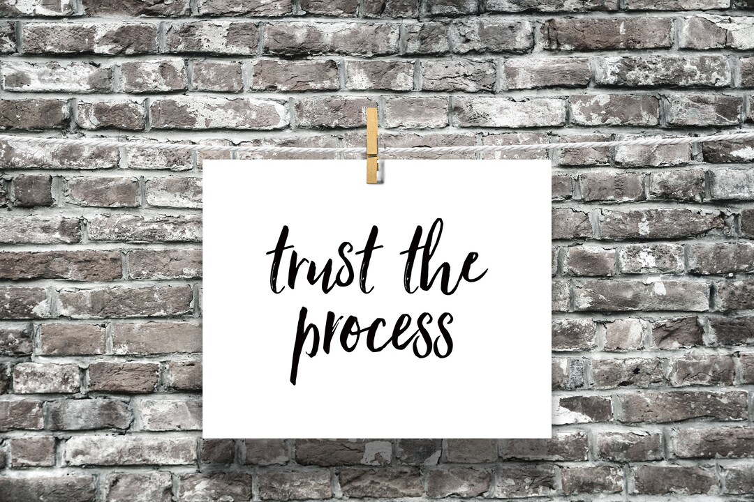 Trust the Process PRINTABLE LANDSCAPE Wall Art 8x10 - Etsy