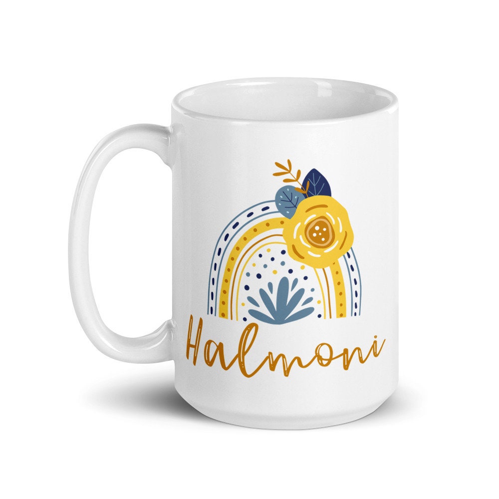 Halmoni Rainbow MUG Vrb Korean Grandma Gift Best Grandmother - Etsy