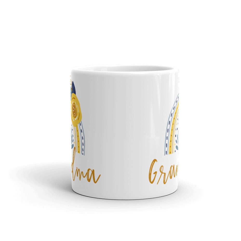 Grandma Rainbow MUG Vrb Grandma Gift Idea Best Pregnancy | Etsy