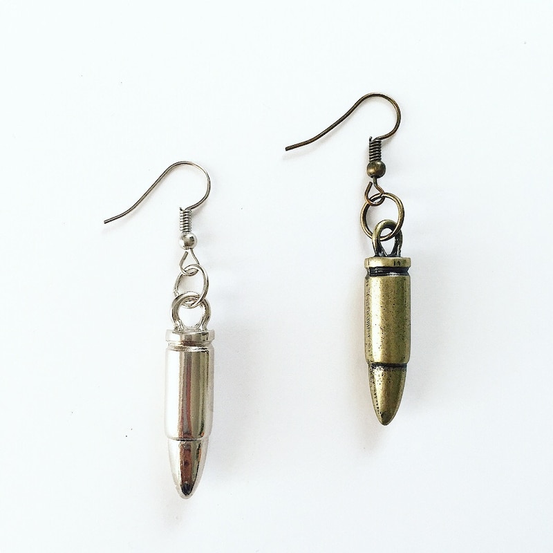 Bullet Earrings - Etsy