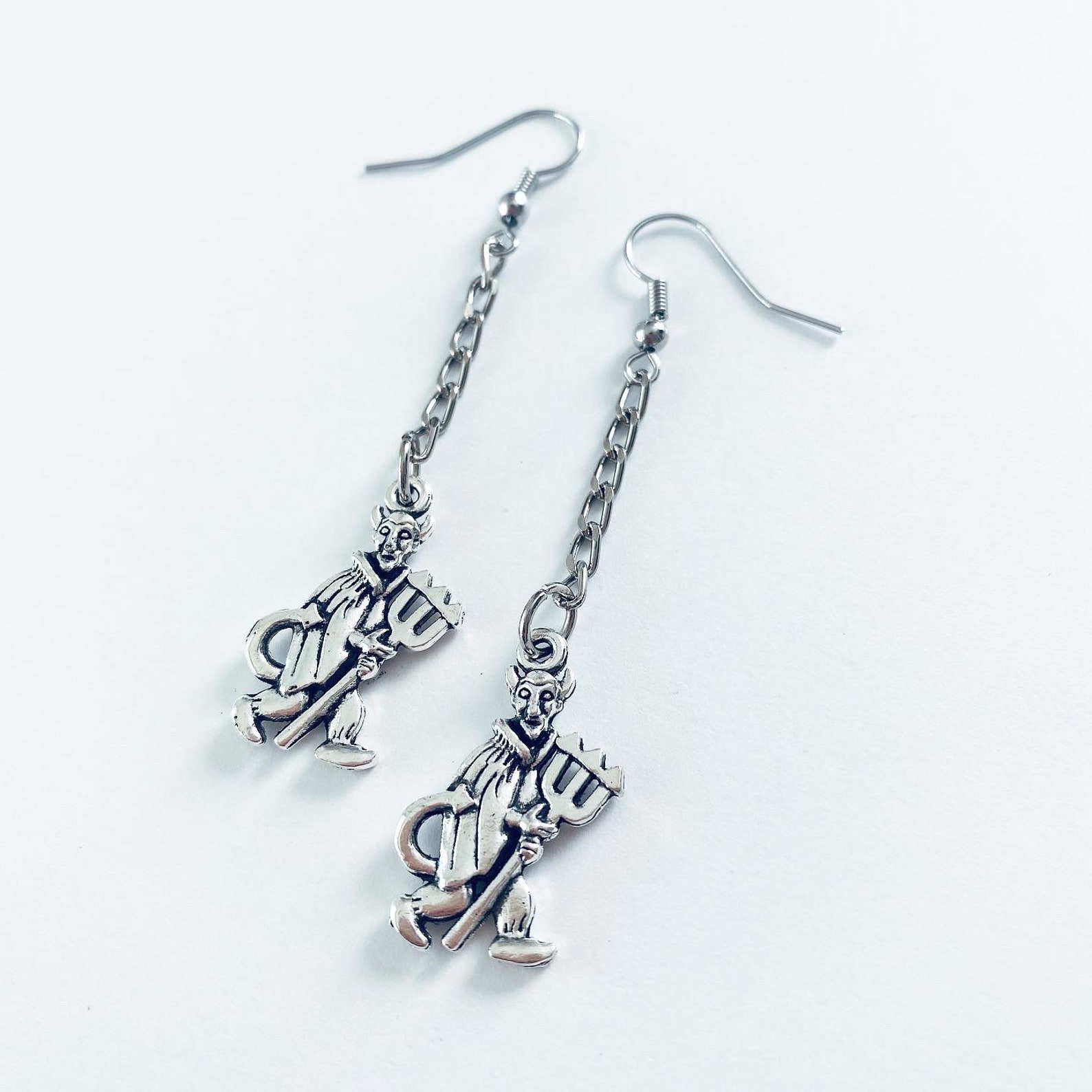 Devil Earrings Wicked Gothic Spooky Evil Diablo Satan Satanic | Etsy