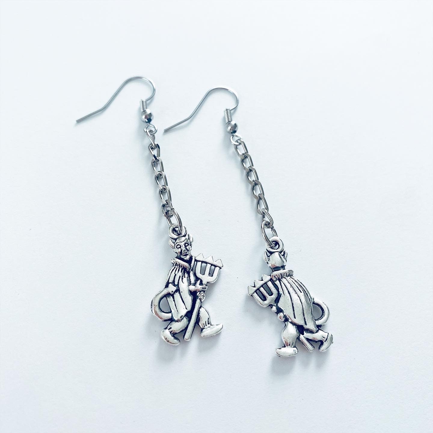 Devil Earrings Wicked Gothic Spooky Evil Diablo Satan Satanic | Etsy