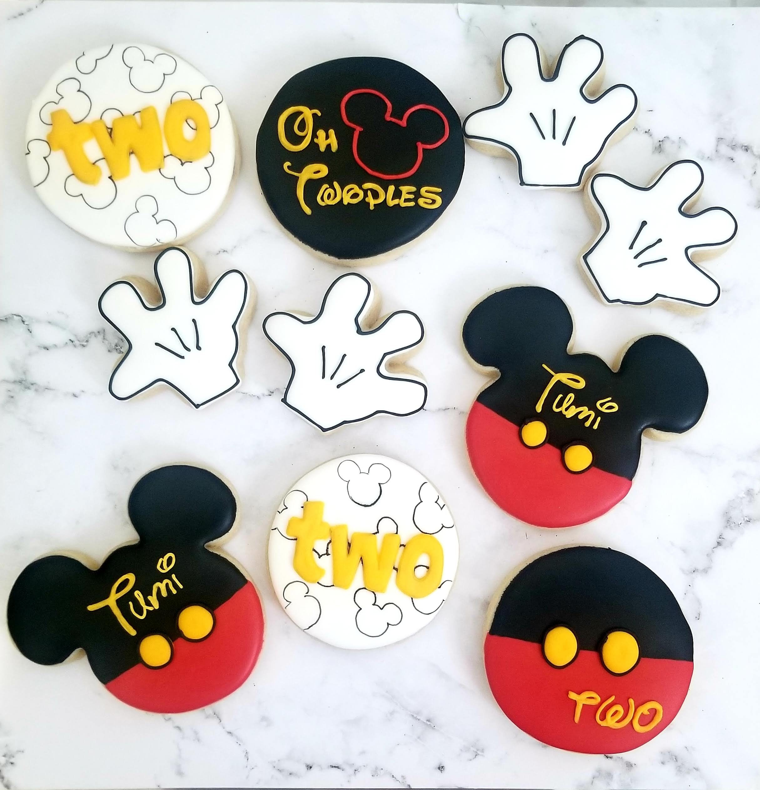 Mickey Mouse Themed Second Birthday Cookies — All Around the Kitchen