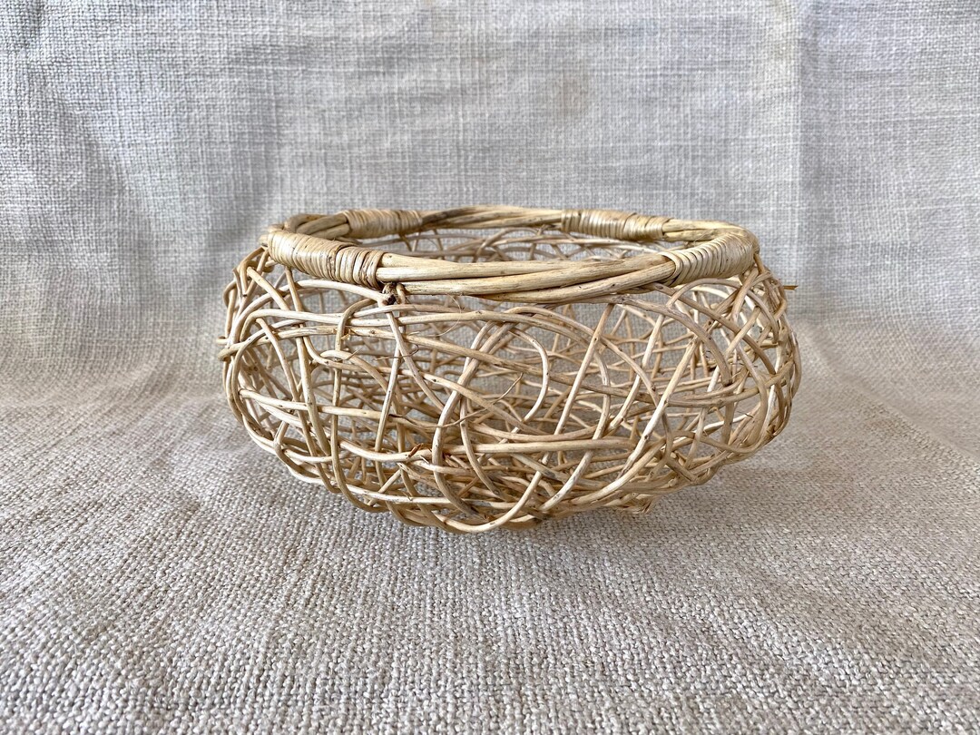 Tatinga Woven Bowl Makenge Basket Bird's Nest Bowl Modern Organic Decor ...
