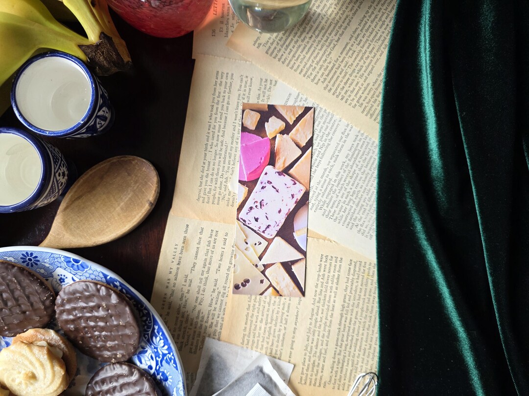 Cheese Bookmark, Eco-friendly, Double-sided - Etsy