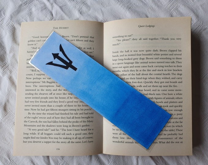 Percy Jackson Poseiden Cabin Inspired Bookmark | Etsy