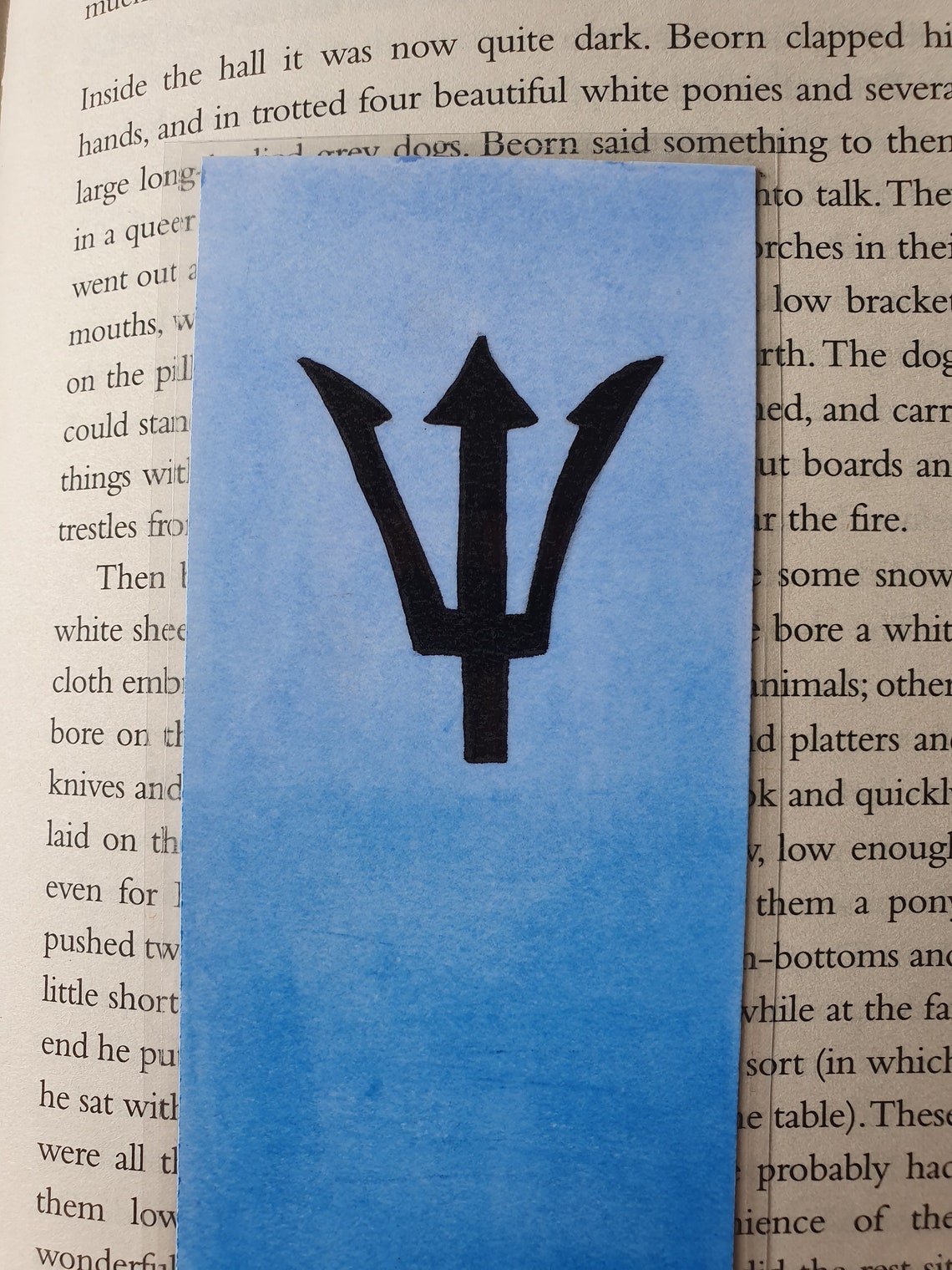 Percy Jackson Poseiden Cabin Inspired Bookmark - Etsy