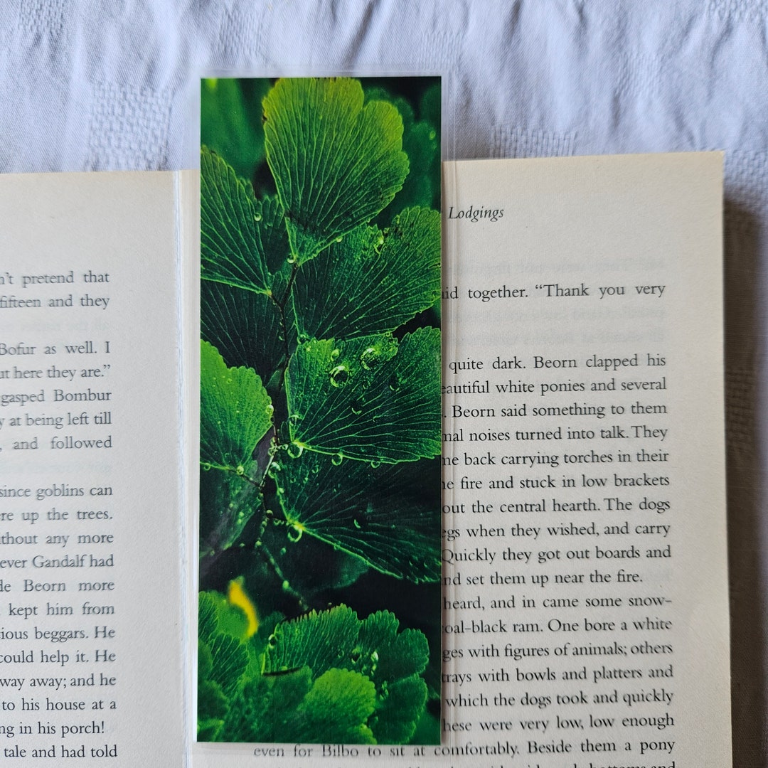 Fern Bookmark, Handmade, Laminated, Featuring a Maidenhair Fern - Etsy