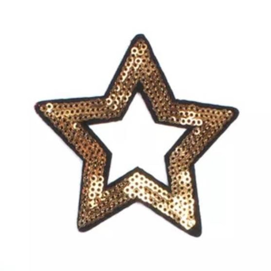 Stars With Sequins Applique Patches Iron-on - Etsy