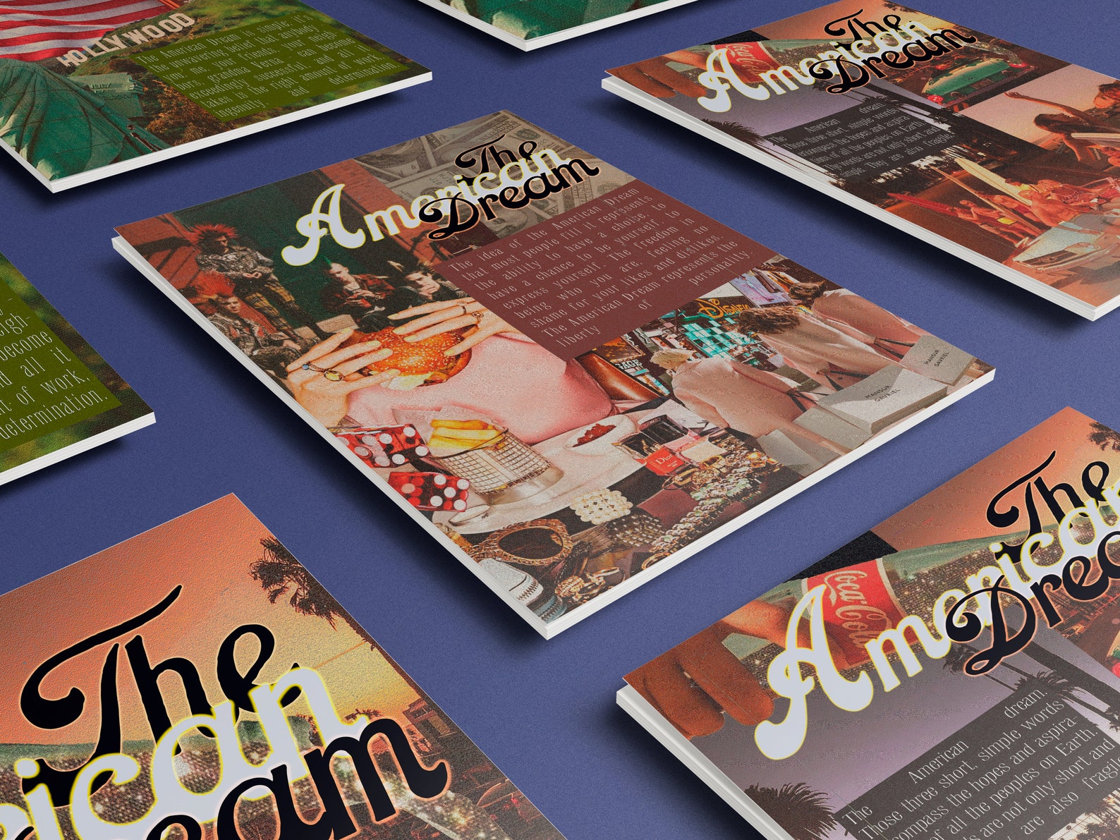 American Dream Poster Design Wall Poster Art Poster in Frame Decor ...