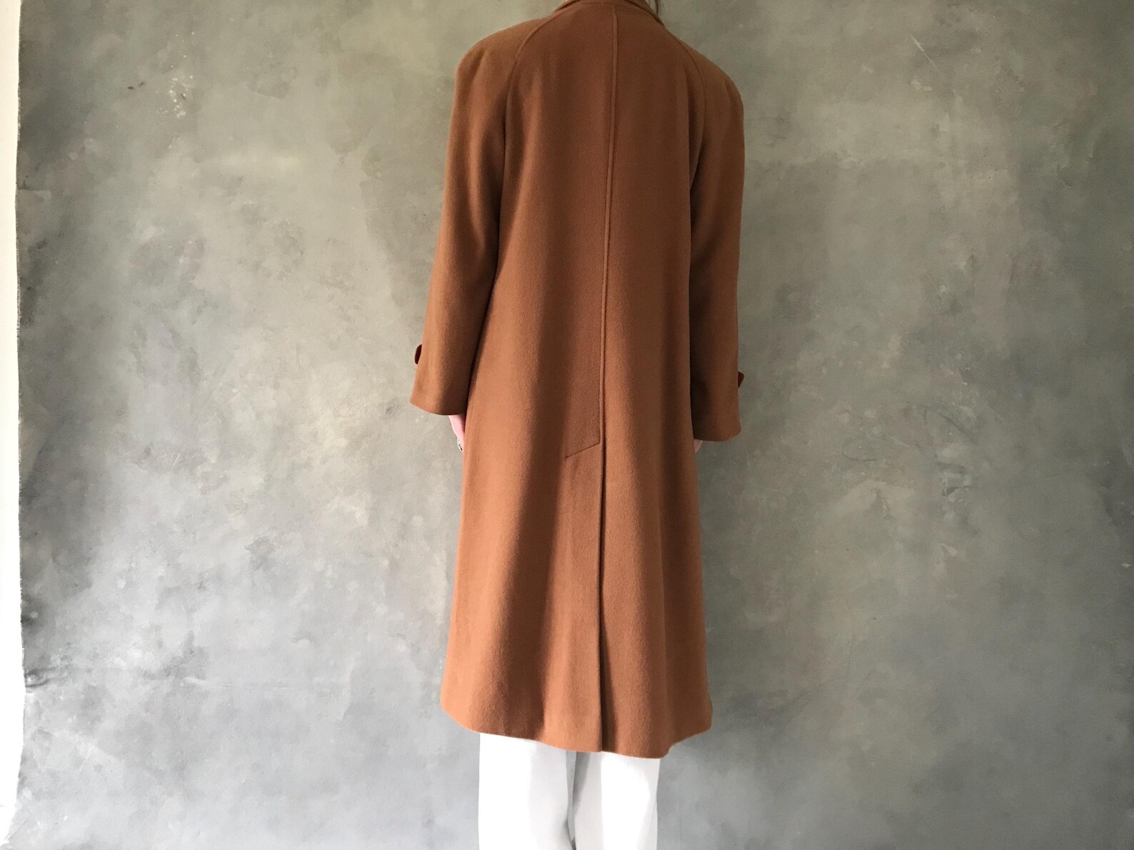Vintage Camel Coat/classic Camel Coat/ Double Breasted Camel Coat/classic Wool Coat/vintage Wool ...