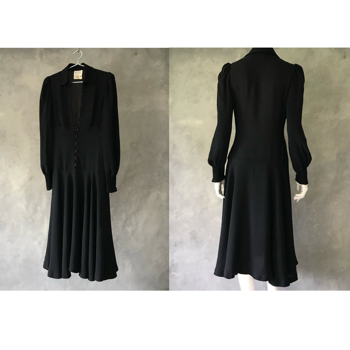 OSSIE CLARK/ Beautiful Vintage 1970s Ossie Clark Dress/ Vintage Ossie ...