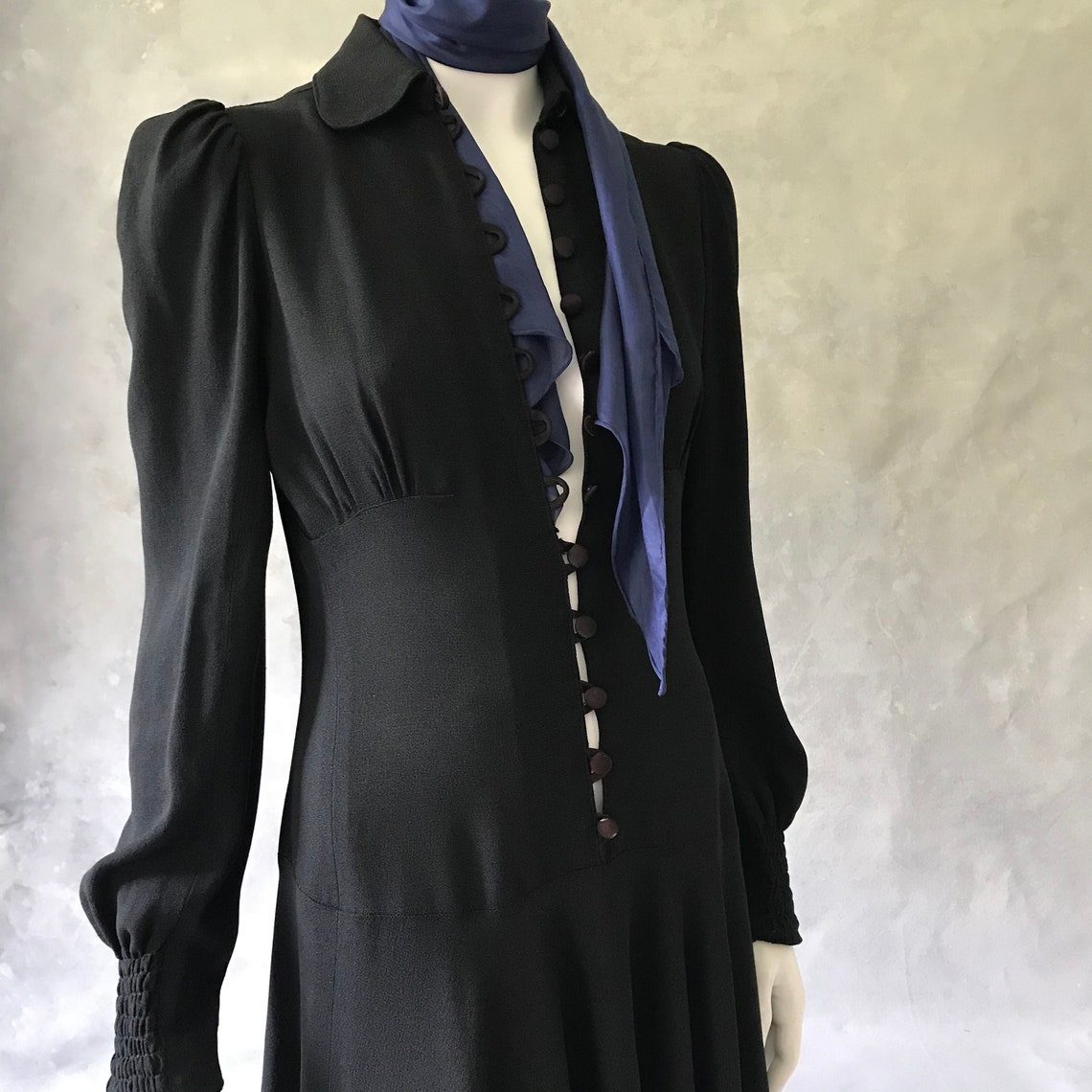 OSSIE CLARK/ Beautiful Vintage 1970s Ossie Clark Dress/ Vintage Ossie ...