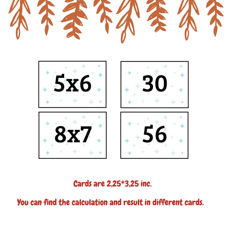 Printable Times Table Cards 0 to 10 Times; Kids Activities and Learning ...