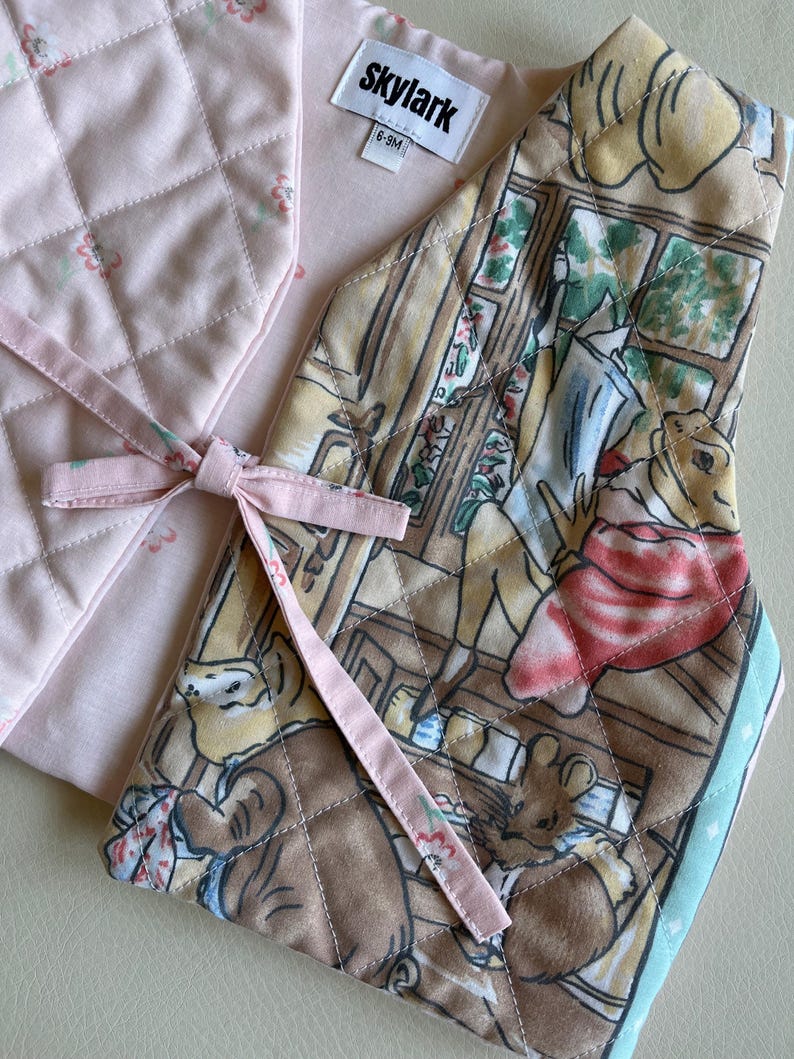 Beatrix Potter the Tale of Peter Rabbit Quilted Baby Vest Size 6-9 ...