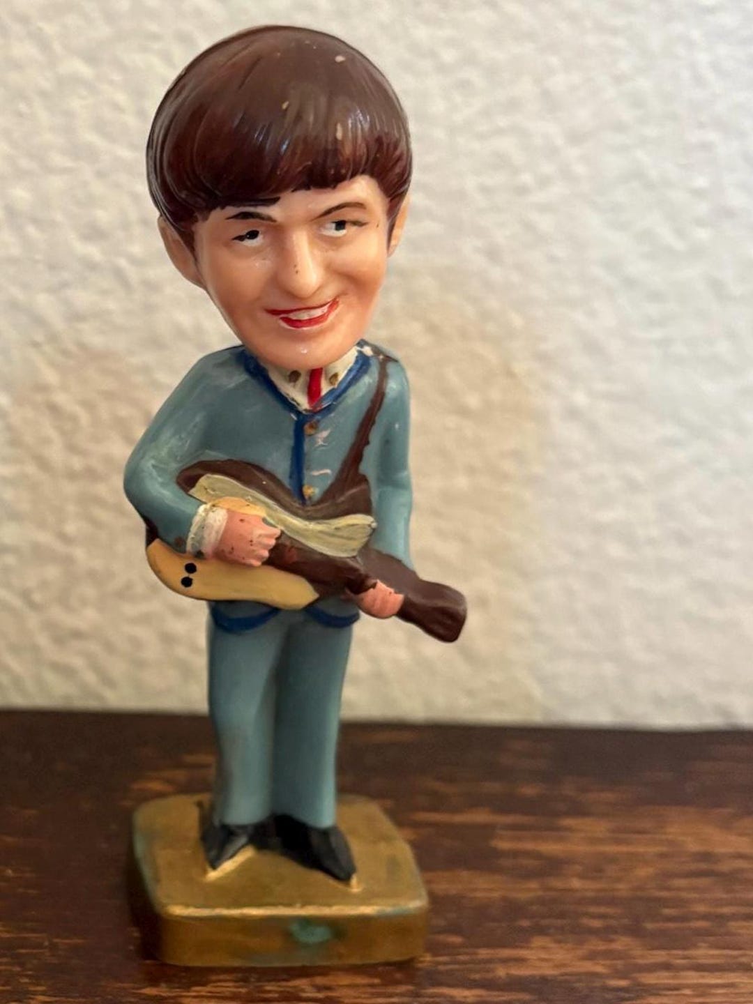 Vintage Original BEATLES Cake Topper Bobble Head Nodder From 1964 - Etsy