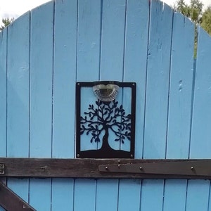 Tree of Life Solar Light Wall Plaque- Garden Gift - Etsy UK