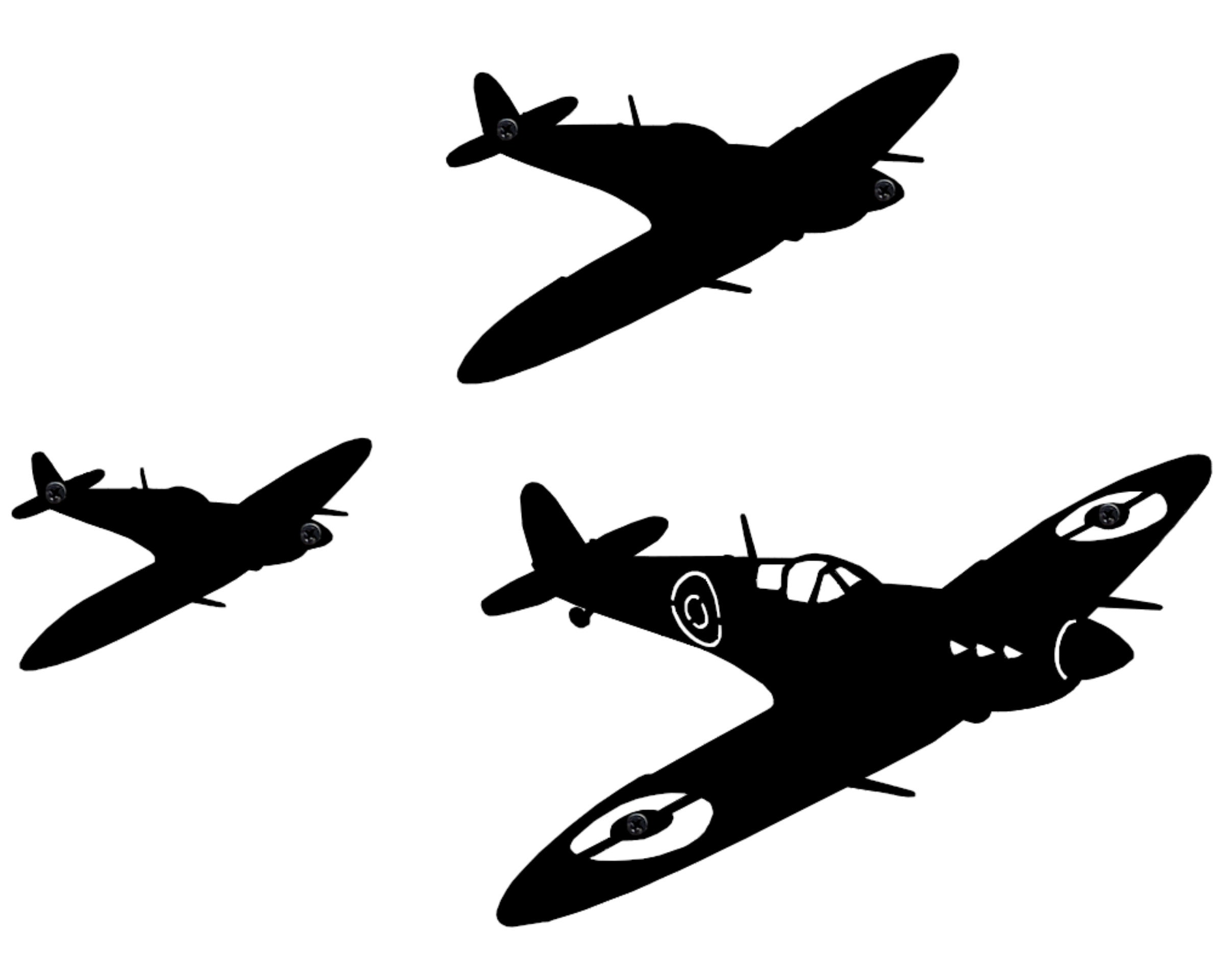 Set of 3 Spitfires - Wall Art - Etsy UK