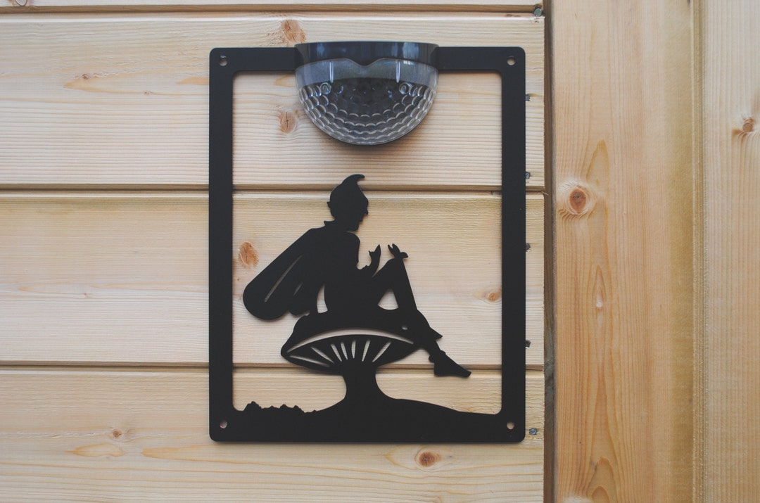 Fairy Solar Light Wall Plaque Garden Gift - Etsy
