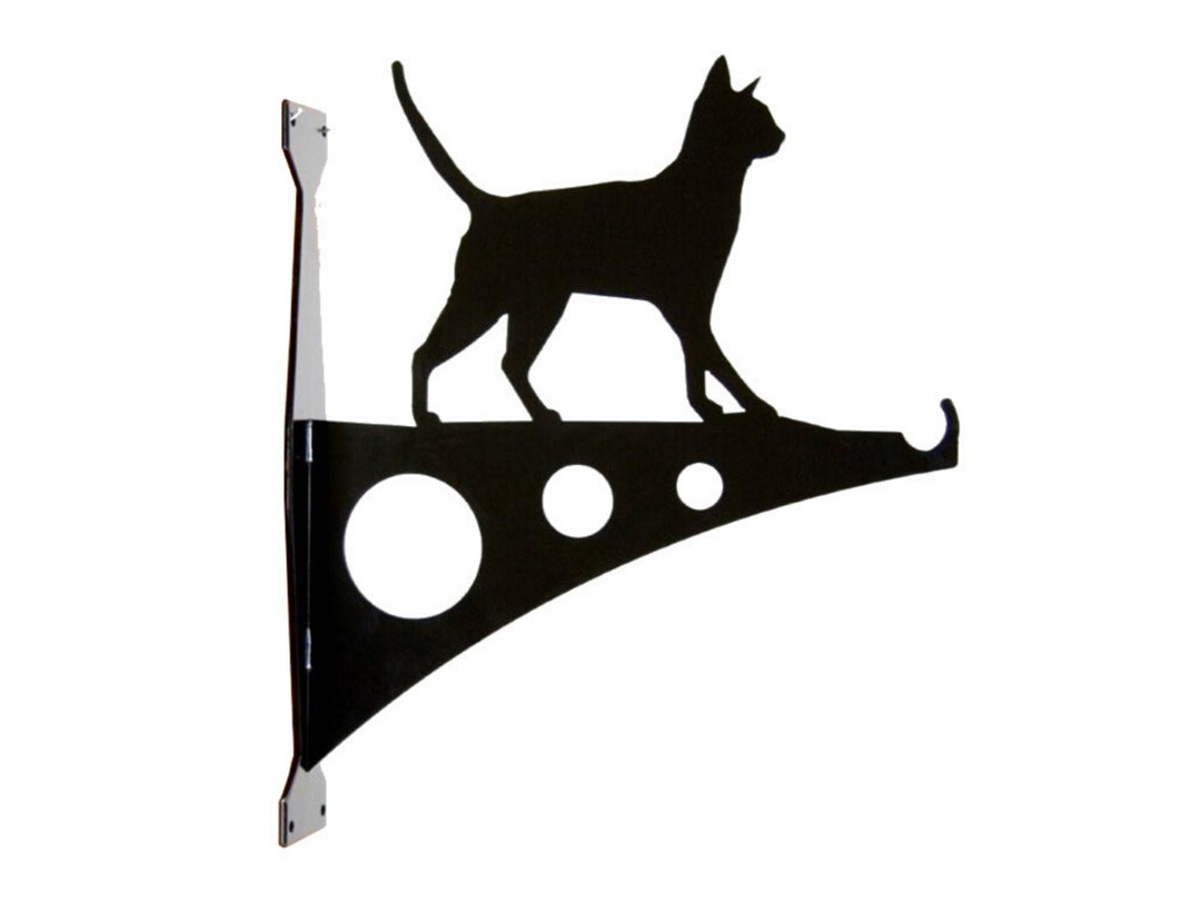 Small Cat Hanging Basket Bracket Wall Mount - Etsy