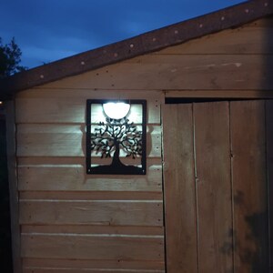 Tree of Life Solar Light Wall Plaque Garden Gift - Etsy UK