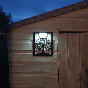 Tree of Life Solar Light Wall Plaque- Garden Gift - Etsy UK