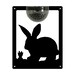 Rabbit Solar Light Wall Plaque - Garden Gift - Etsy UK