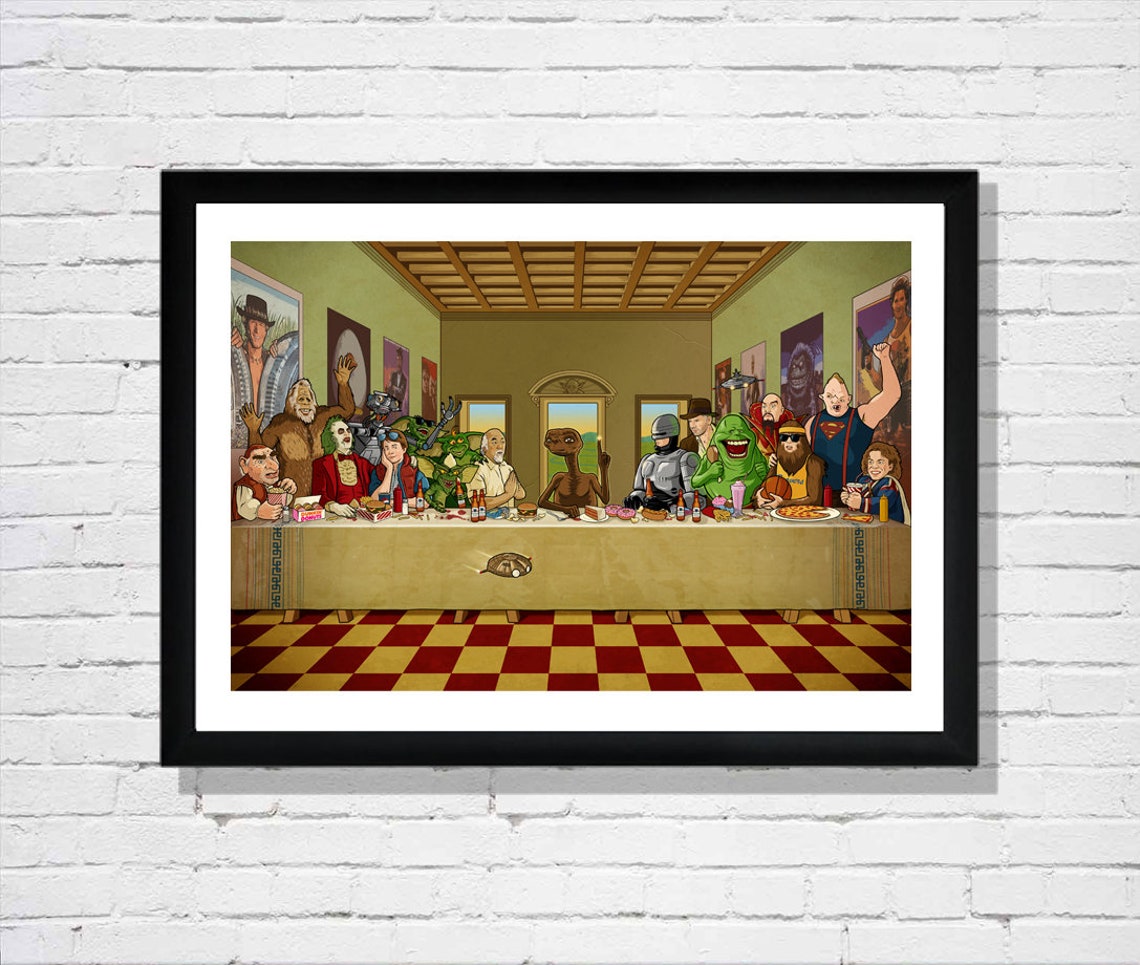 The 80s Last Supper Extra Large - Etsy