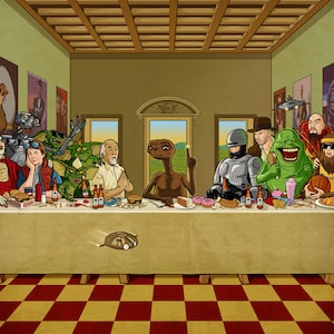 The 80's Last Supper- Small - Etsy UK