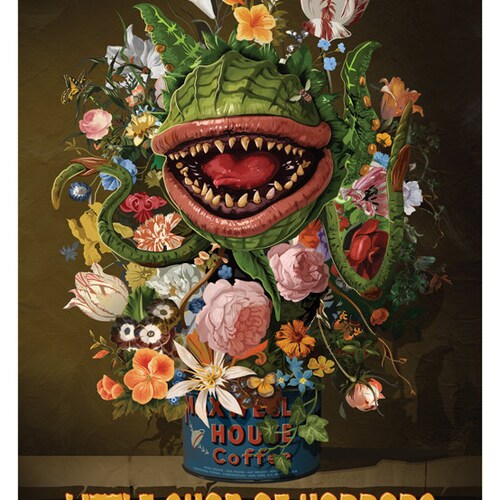 Little Shop of Horrors Feed Me Poster Print by Jim Ferguson - Etsy