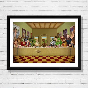 The 80's Last Supper- Small - Etsy UK