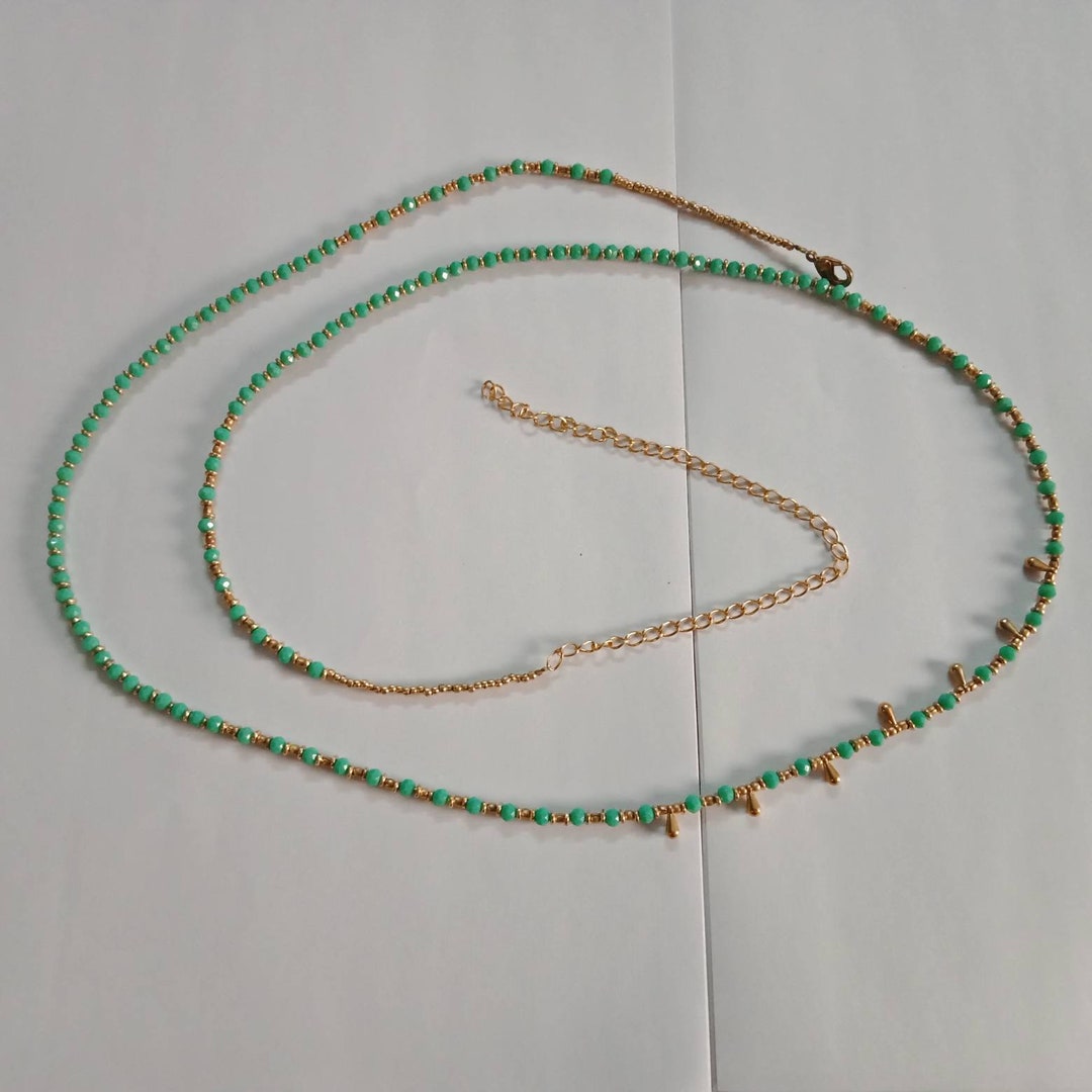 Beaded Waist Chain Brass Waist Chain Indian Waist Chain - Etsy