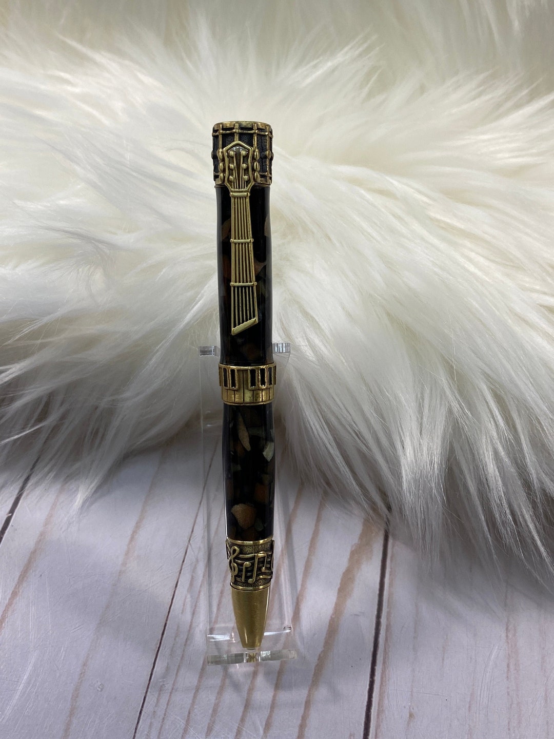 Handmade Music Antique Brass Twist Pen - Etsy