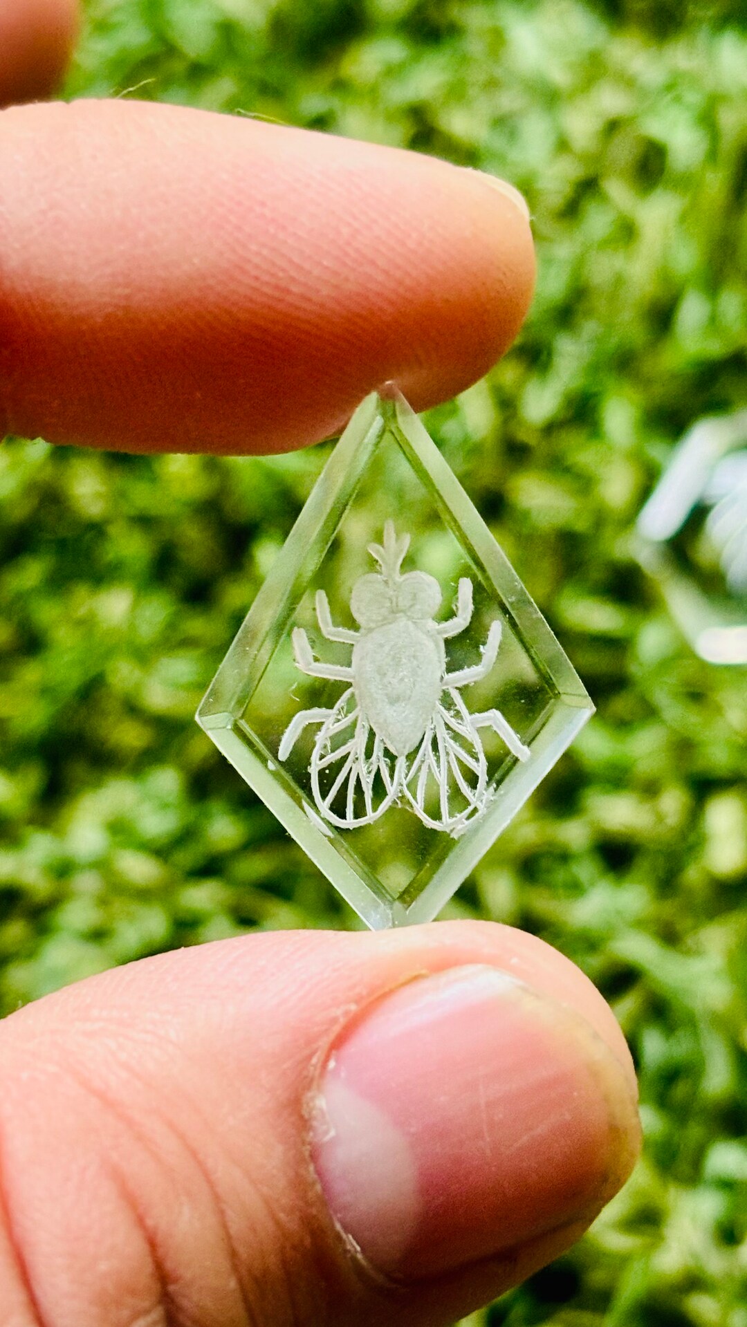 Rock Crystal Bee Intaglio Hand Carving Loose Gemstone Jewellry Making ...