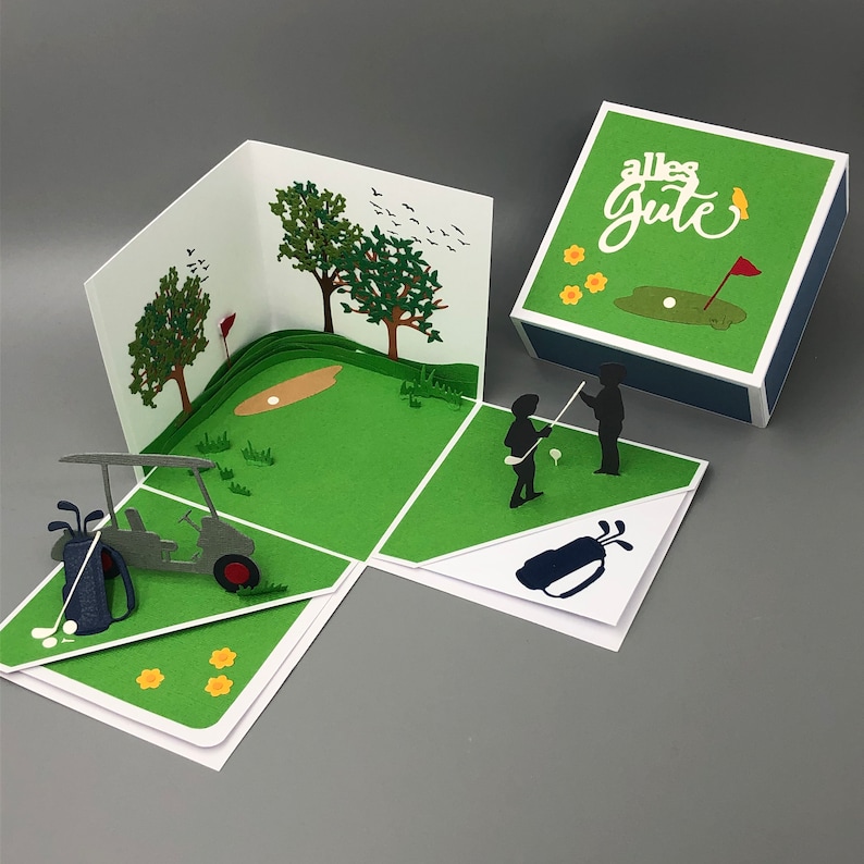 Explosion Box Golf Course - Etsy