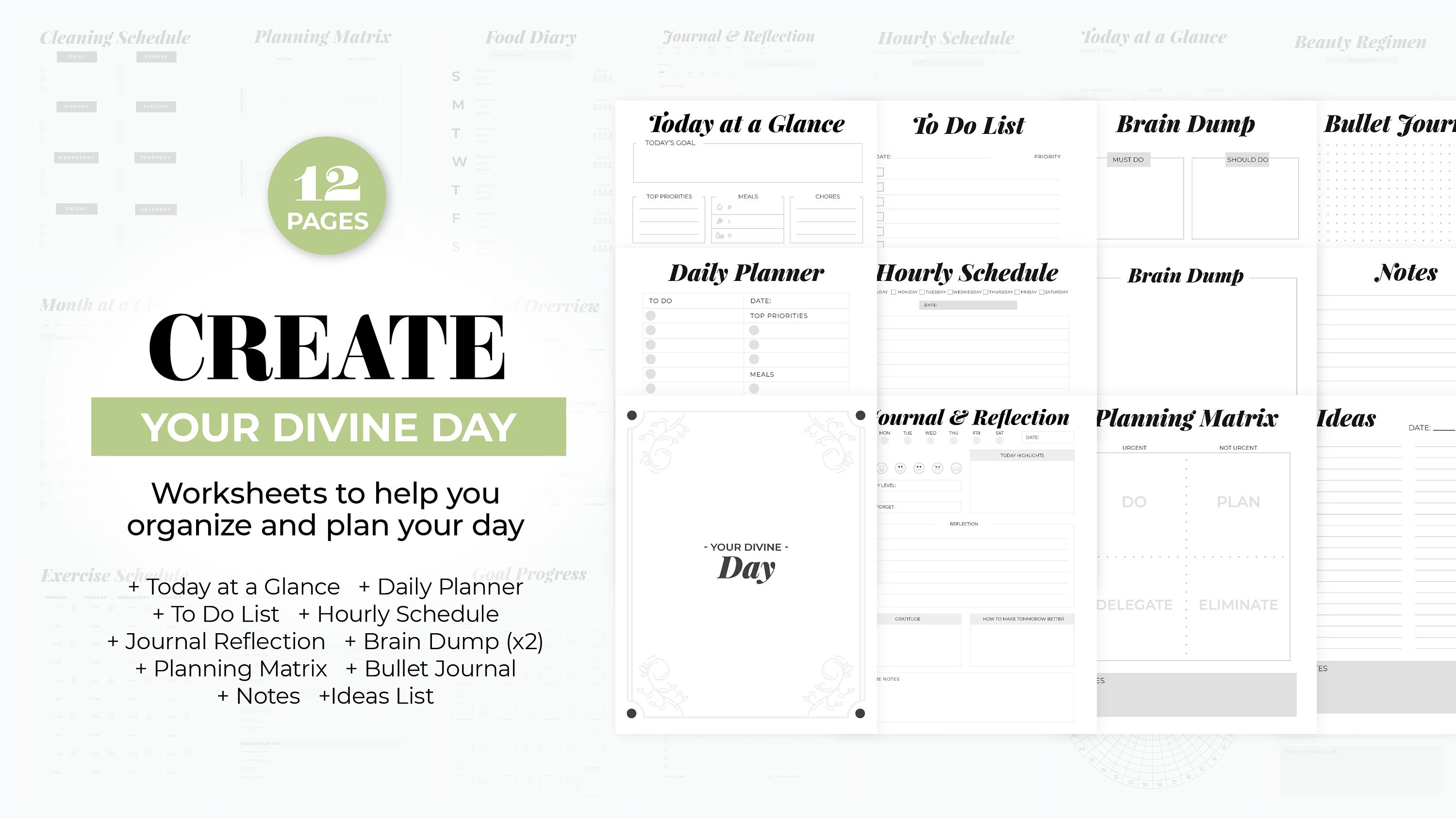 Organize Your Entire Life Workbook Printable Life Planner - Etsy UK