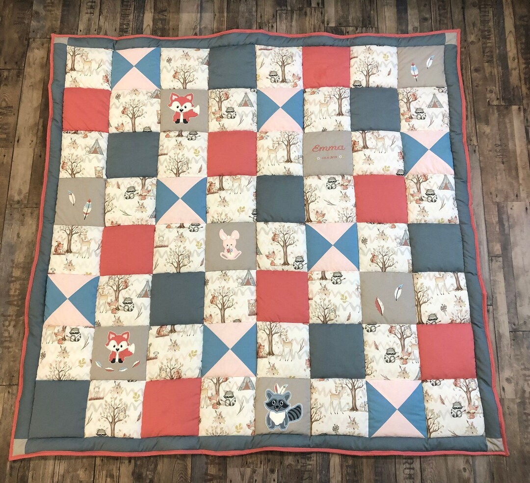 Playmat forest Animals - Etsy